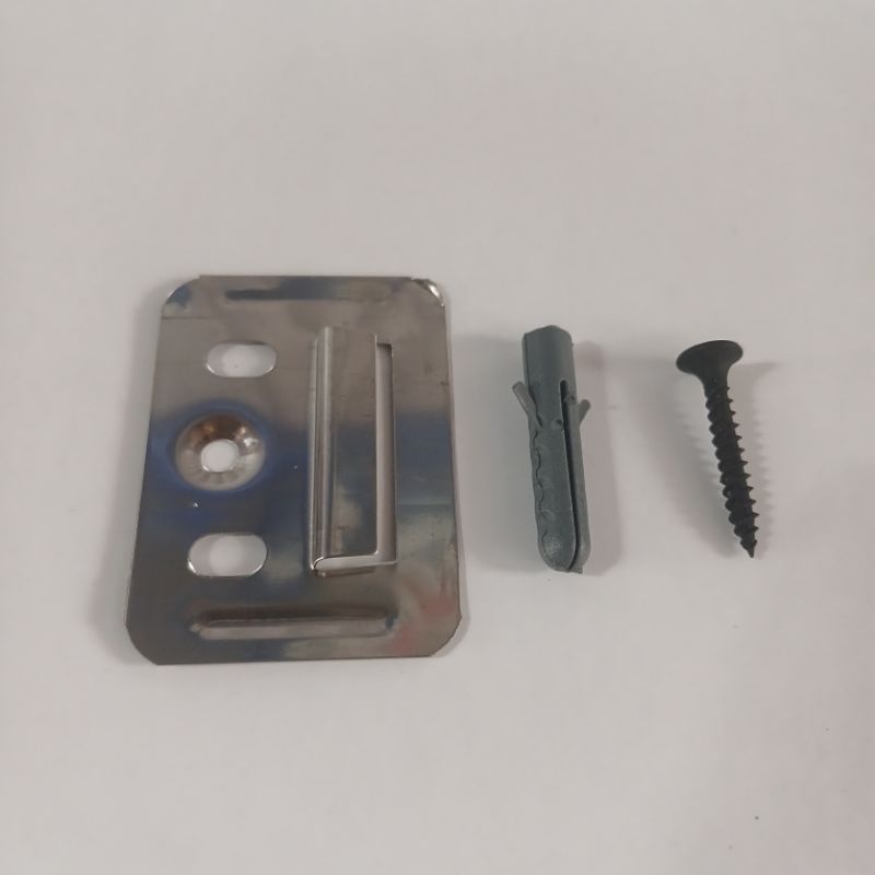 Jual paket lengkap 1 set klip untuk pemasangan WPC wallpanel( klip besi ...