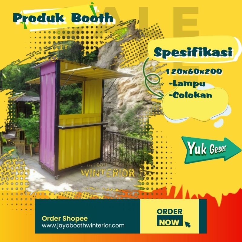 Jual Booth Stand / 120X60X200 / Booth Kontainer / Booth Stand Kontainer ...