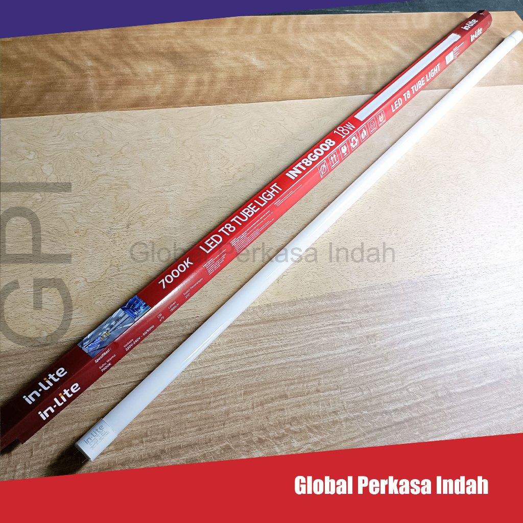 Jual INLITE IN LITE LAMPU TL LED PUTIH KUNING NEON T8 9W 60CM, 18W 120CM INT8G008 | Shopee Indonesia