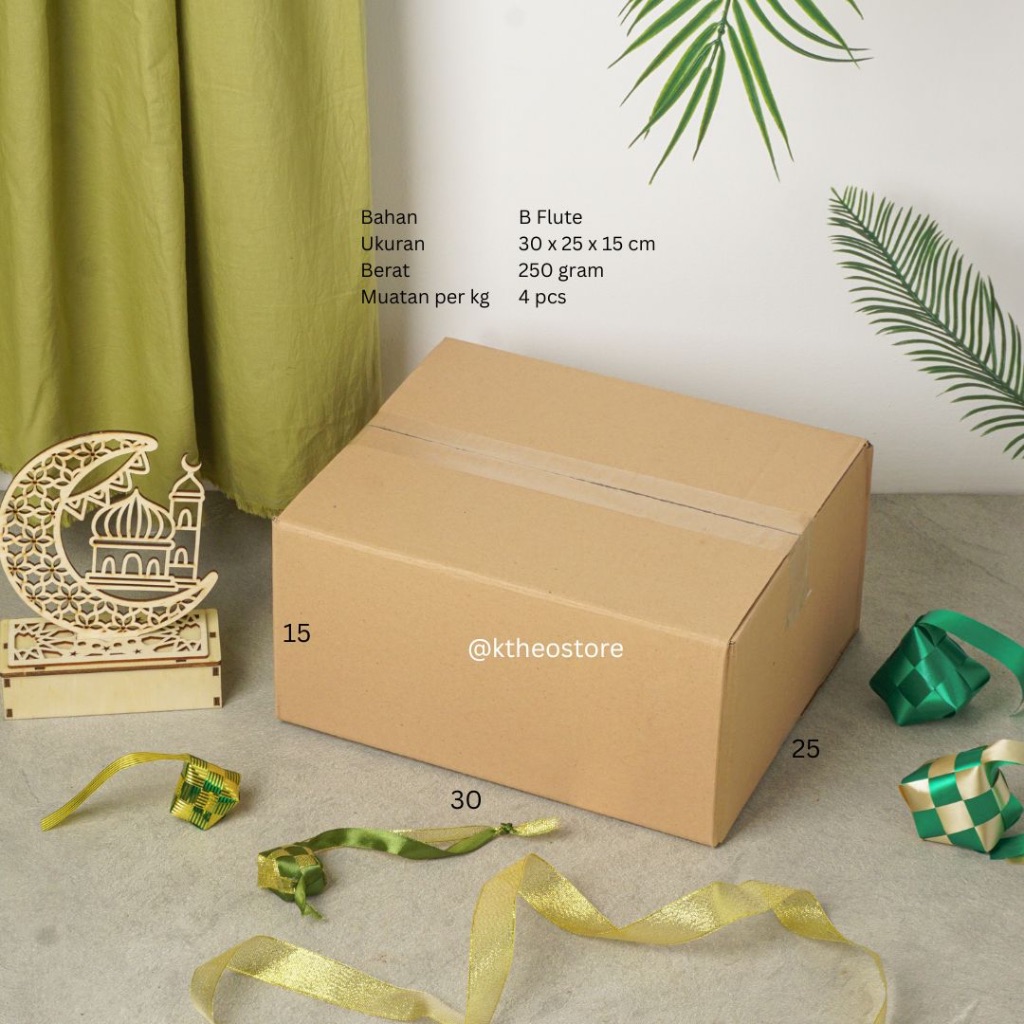 Jual 30 x 25 x 15 cm / 30x25x15 cm dus kardus kotak karton | Shopee ...