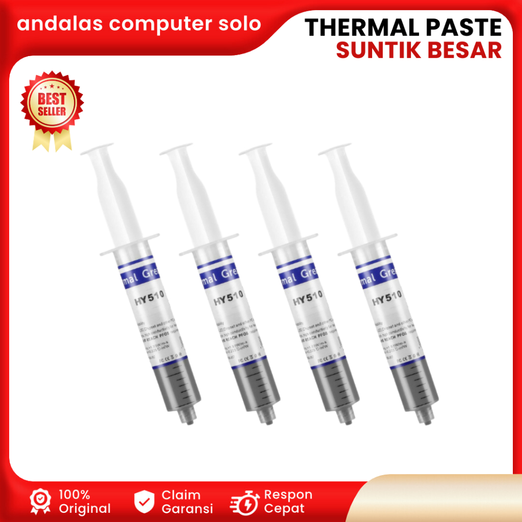 Jual PASTA PROCESSOR SUNTIK BESAR THERMAL PASTE GREASE NO BRAND ...