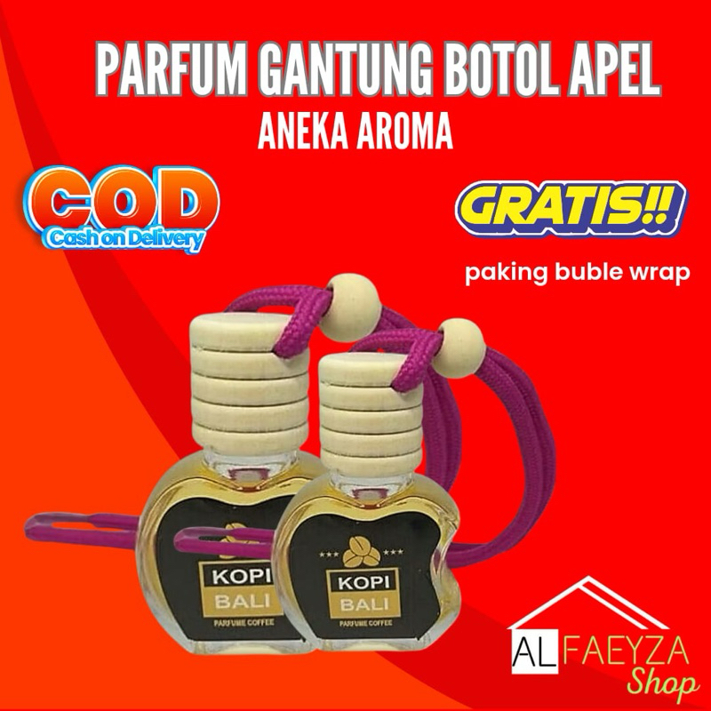Jual Parfume Pengharum pewangi Ruangan Mobil Botol Aple Kopi Bali ...
