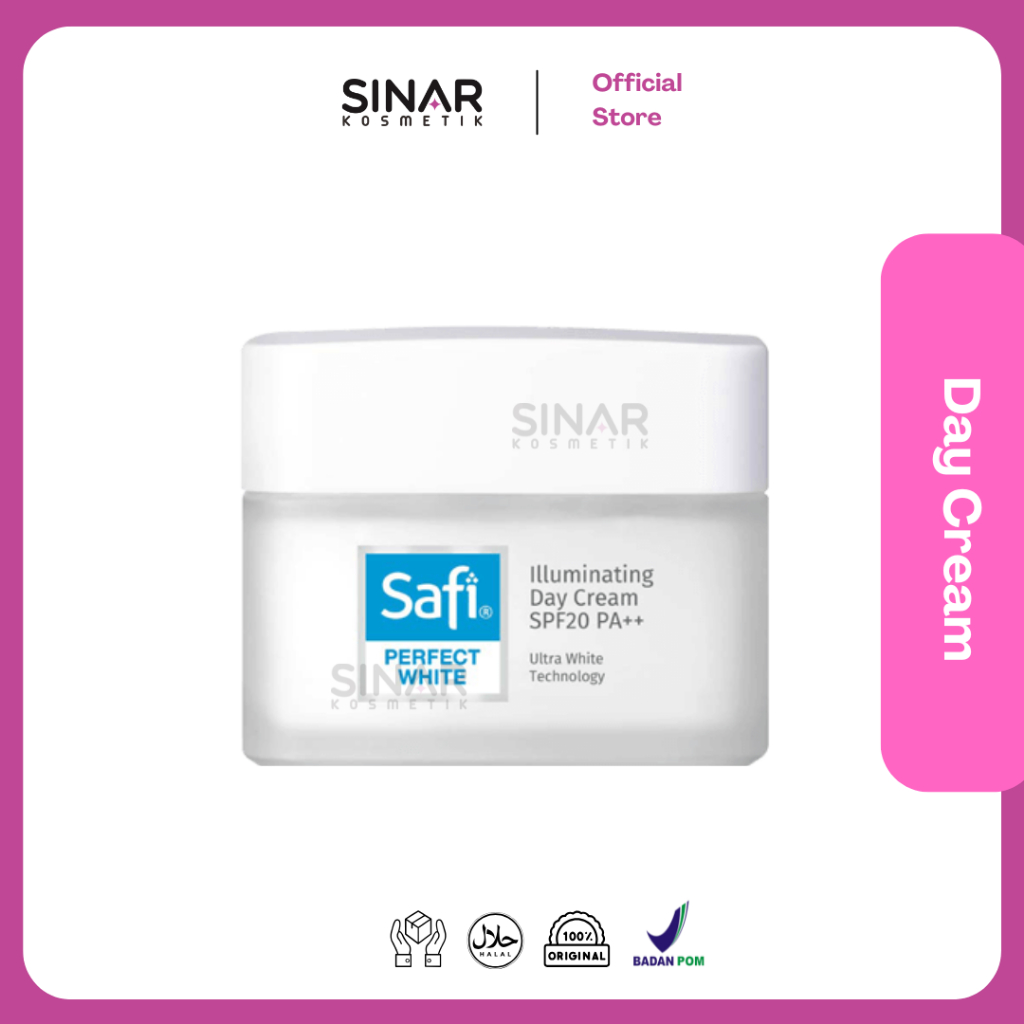 Jual Safi Ultimate Bright Iluminating Day Cream SPF 20PA++ (45gr)Kemasan Baru | Shopee Indonesia