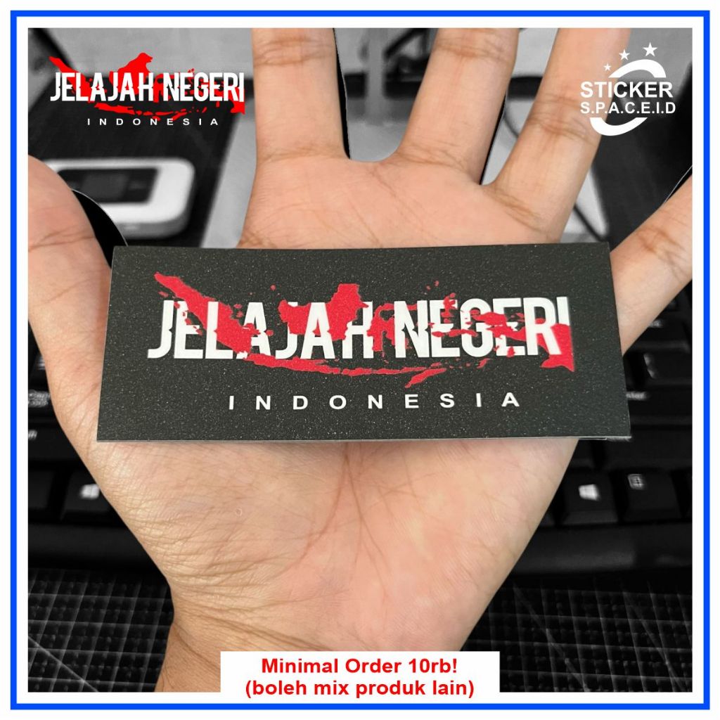 Jual STICKER JELAJAH NEGERI INDONESIA X STICKERSPACEID | Shopee Indonesia