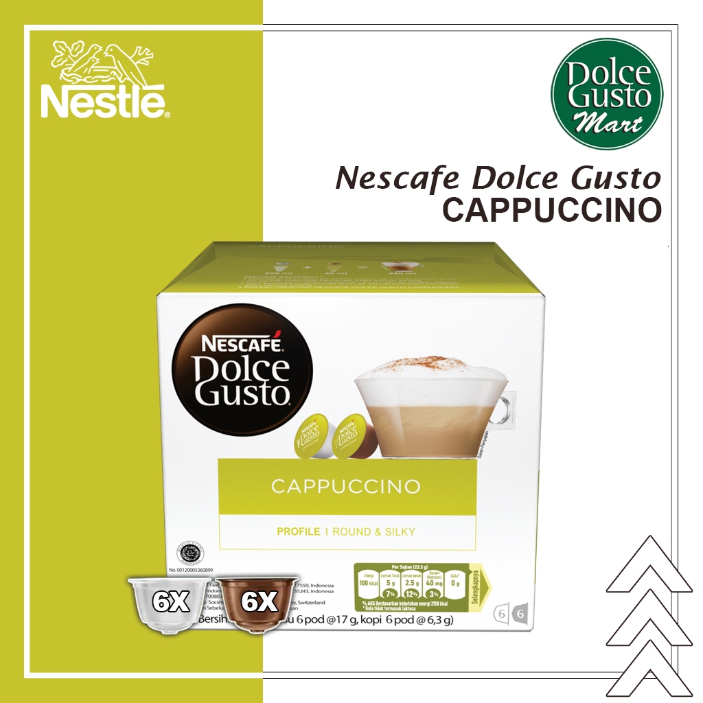 Jual Capsule Nescafe Dolce Gusto Cappuccino Box Original Nestle Coffee ...
