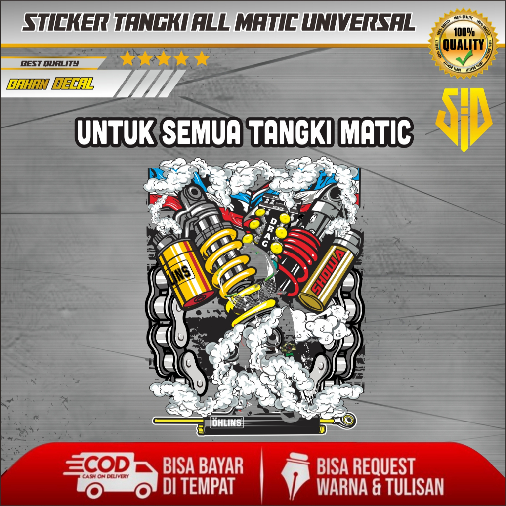 Jual STIKER TANGKI ALL MATIC / STICKER TANGKI UNTUK SEMUA MOTOR MATIC ...