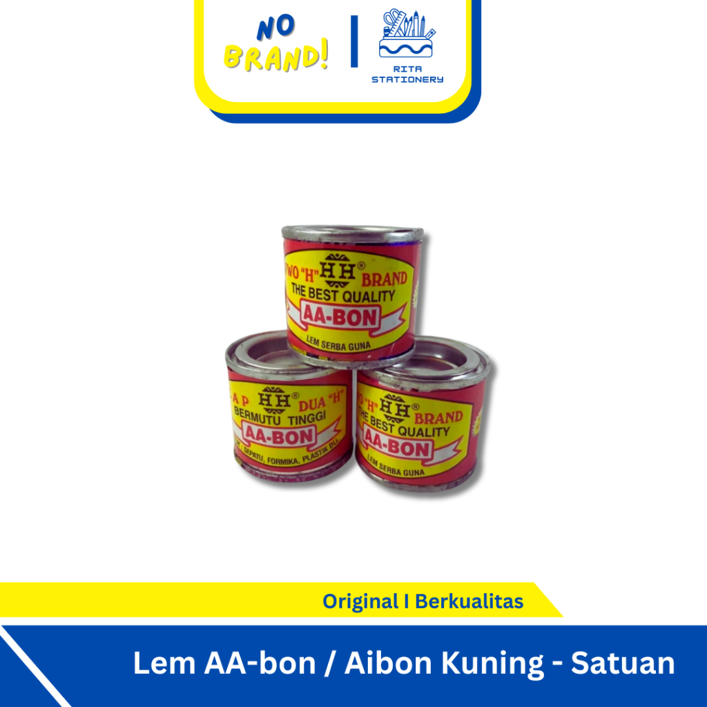 Jual Lem Aibon 25gr - Lem AA-Bon HH Kecil - Lem Kuning AA Bon Satuan ...