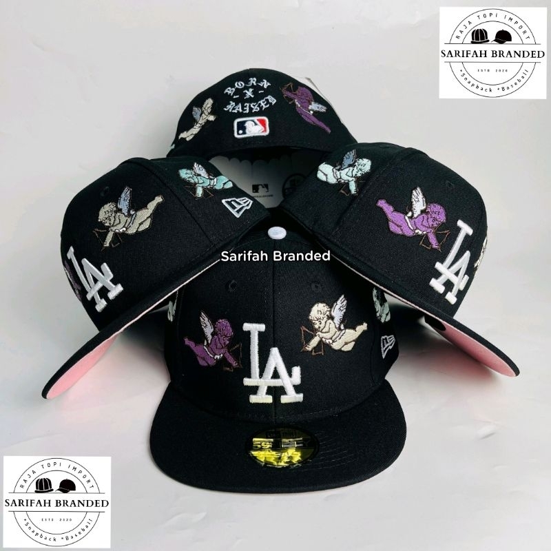 Jual Topi Build Up Born x Raised Edisi Cherub Colabs MLB Super AA+ ...