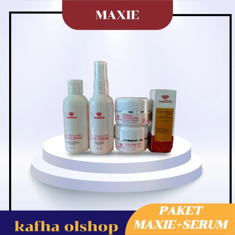 Jual PAKET MAXIE + SERUM DNA SALMON Mencerahkan kulit | Shopee Indonesia