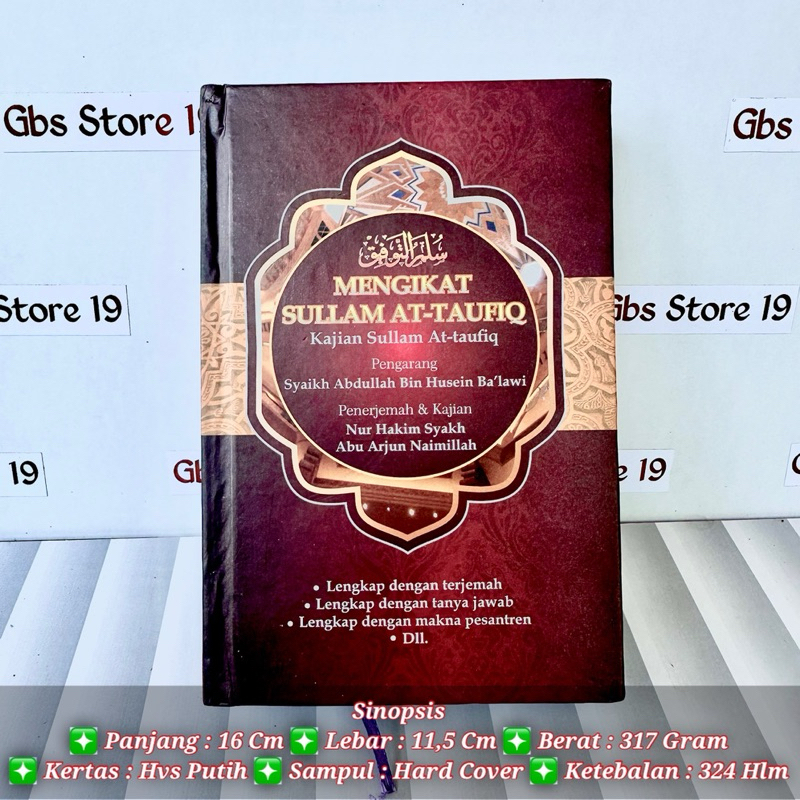 Jual Mengikat Sullam At Taufiq Ukuran Kecil Terjemah Kajian Sulam ...