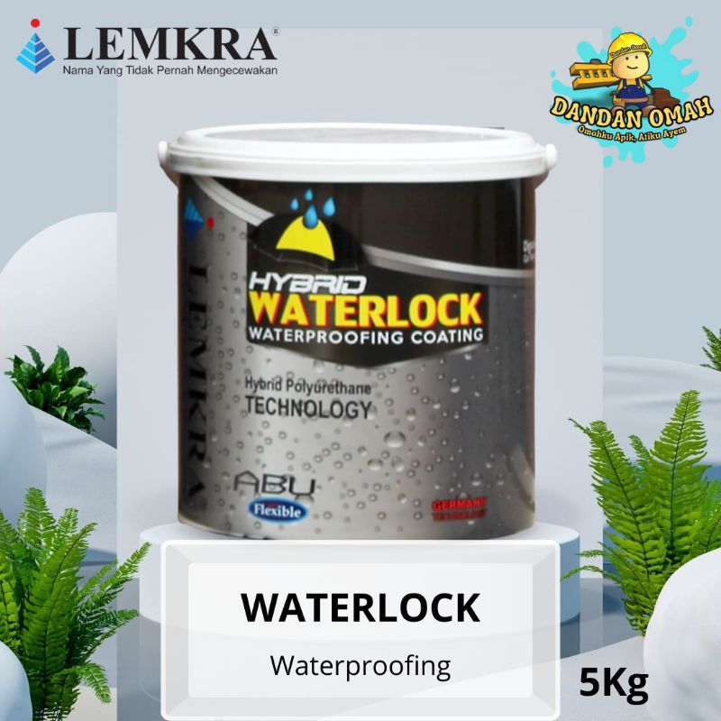 Jual LEMKRA WATERLOCK / CAT WATERPROOFING / KEMASAN 5KG | Shopee Indonesia