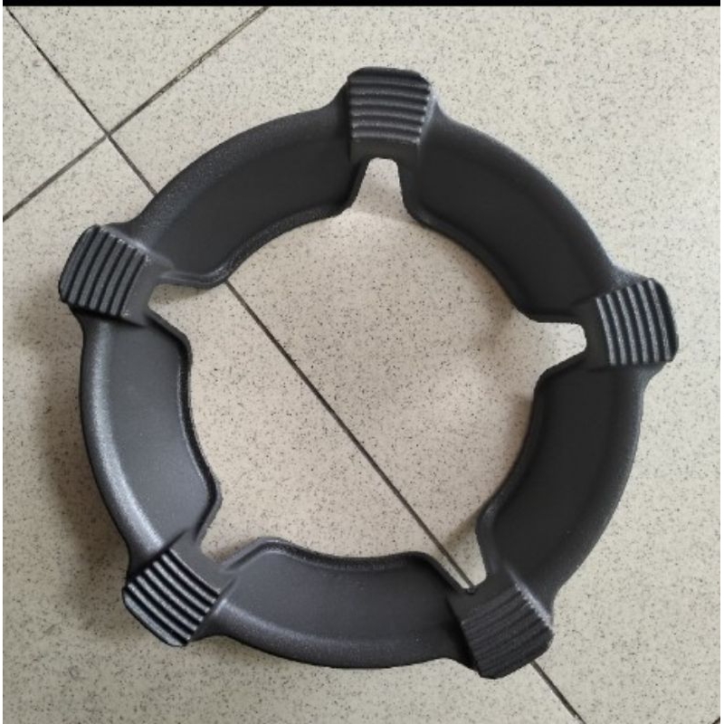 Jual Tatakan dudukan besi cor tungku kaki 5 kompor gas universal ...