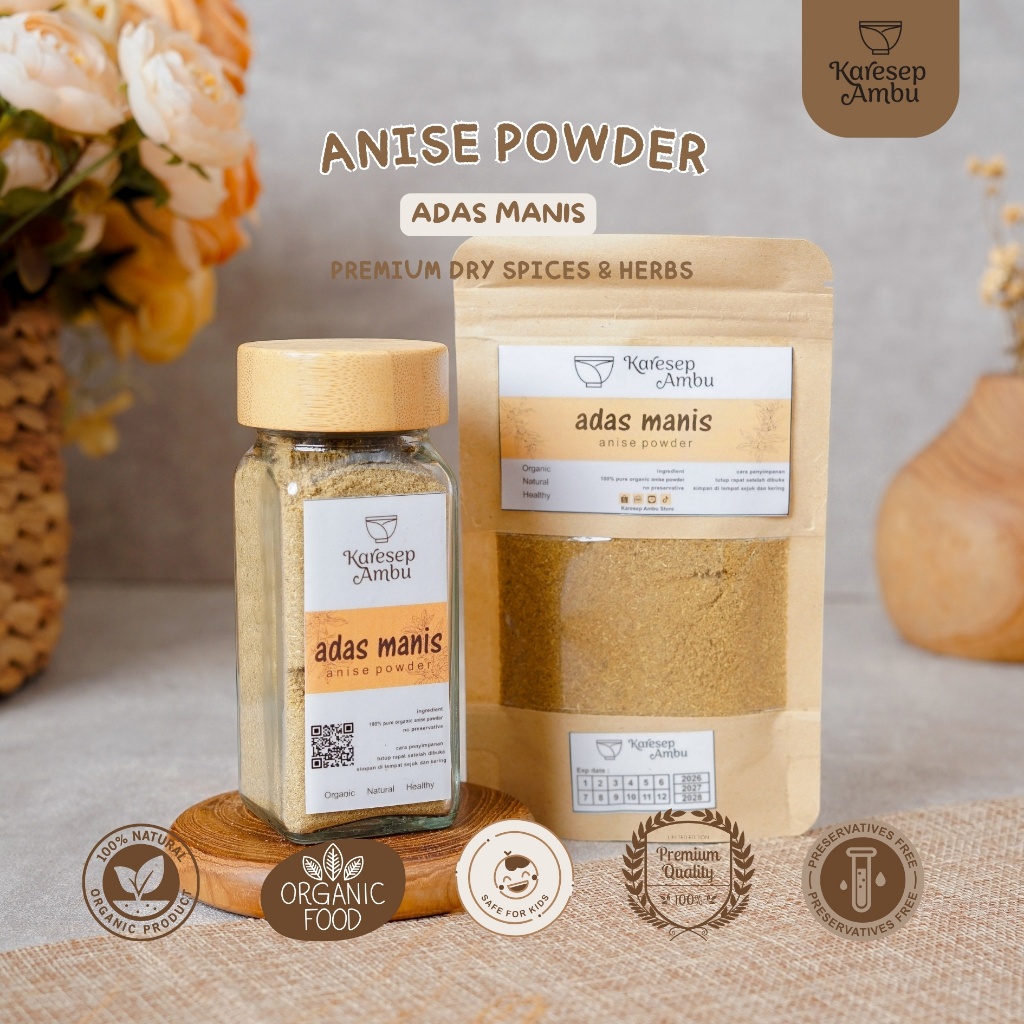 Jual Adas Manis / Anise Powder - Bumbu Dapur Rempah Premium Asli Murni ...