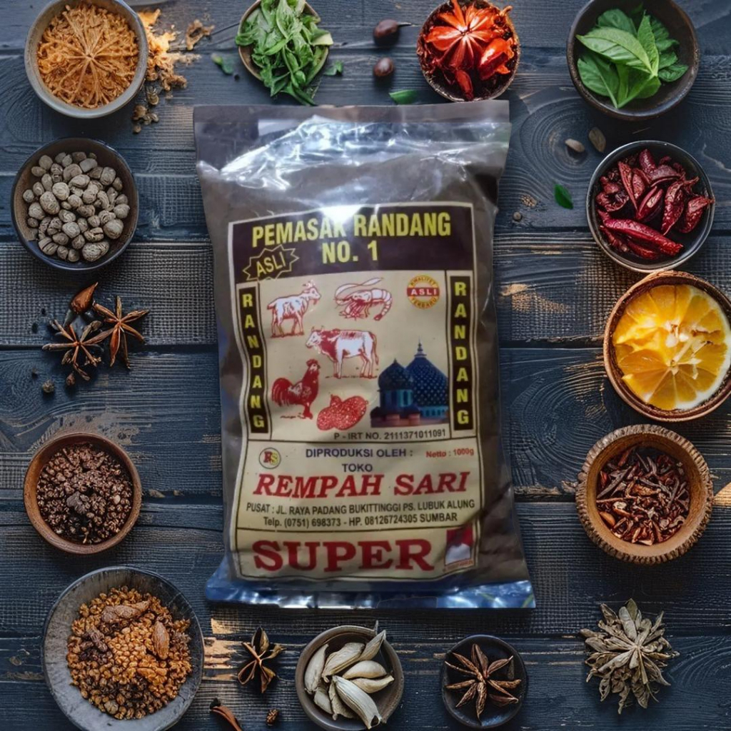 Jual Bumbu Rendang Rempah Sari asli Pariaman 1 kg | Shopee Indonesia