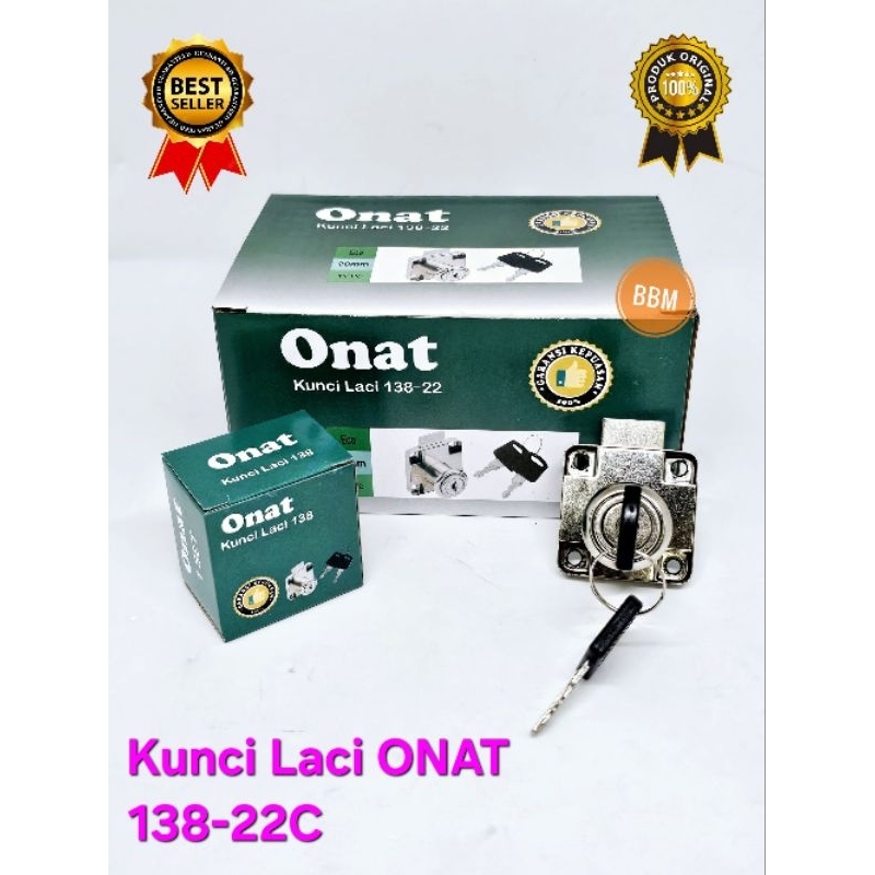Jual Kunci Laci Drawer Lock 138 - 22 mm Kunci Lemari Kayu Plastik ...