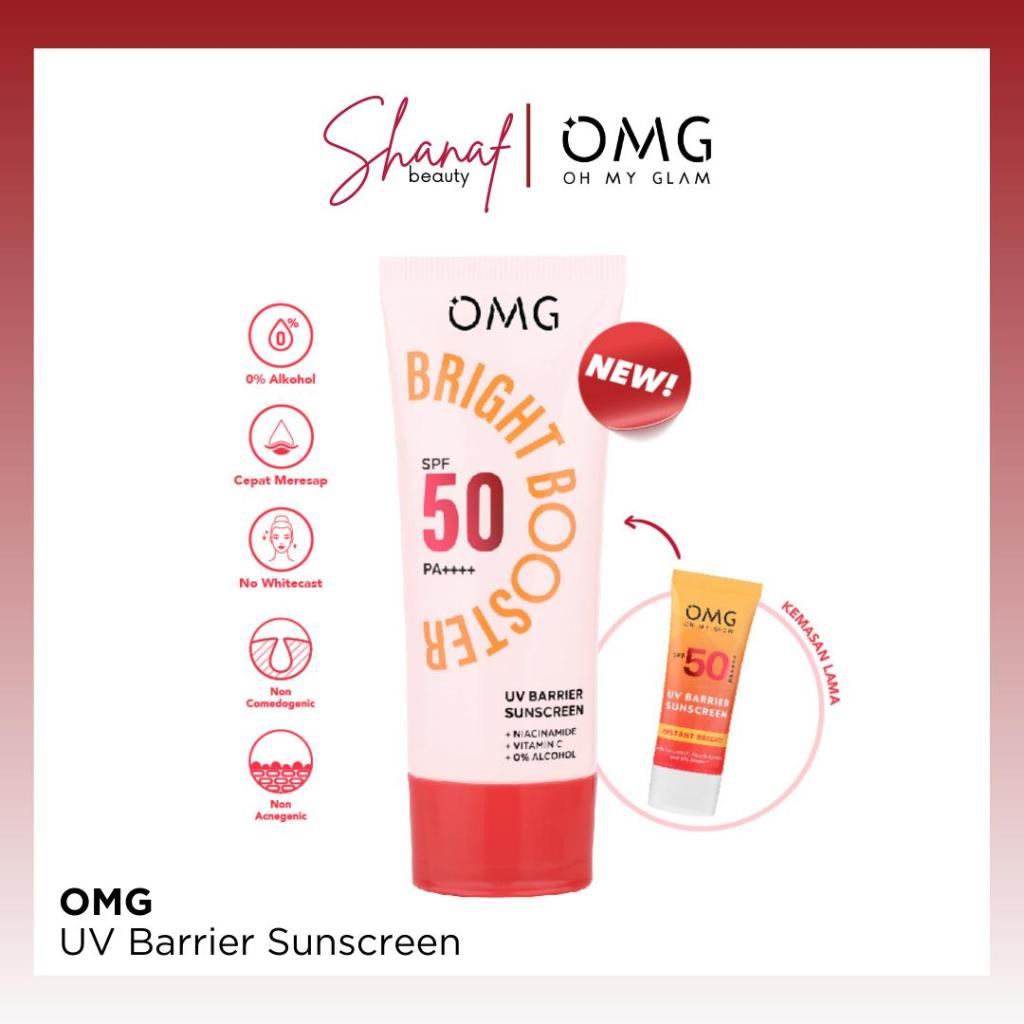 Jual OMG Oh My Glow Bright Booster UV Barrier Sunscreen SPF 50 PA ...