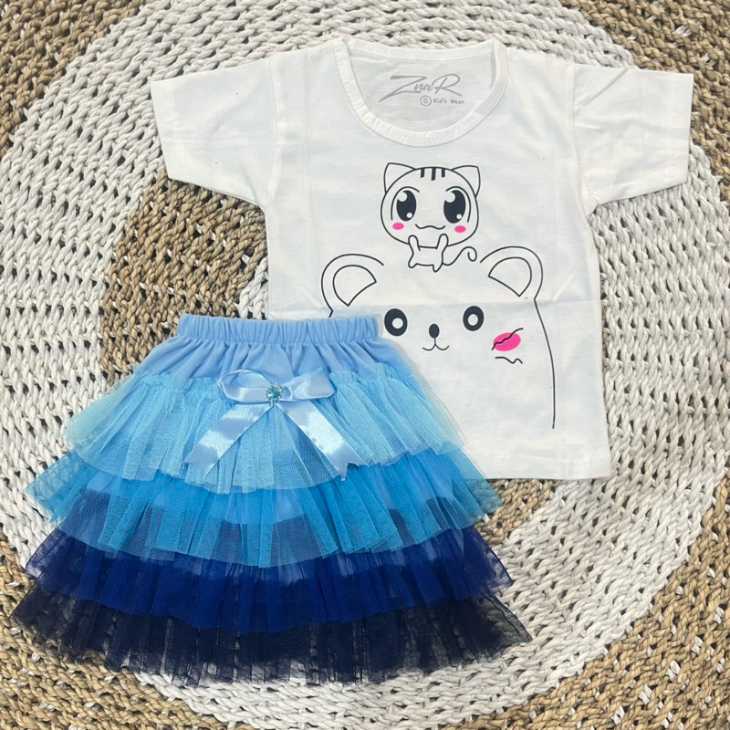 Jual Setelan beby Miaw dan Rok tutu blaster | Shopee Indonesia