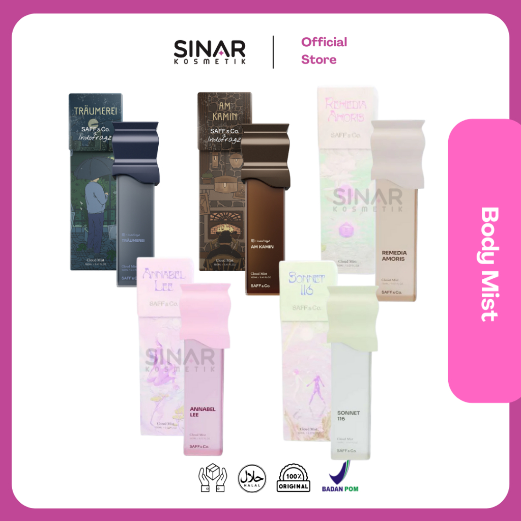 Jual SAFF & Co. x INDOFRAGZ Cloud Mist 150ml | Body Mist / Parfum ...