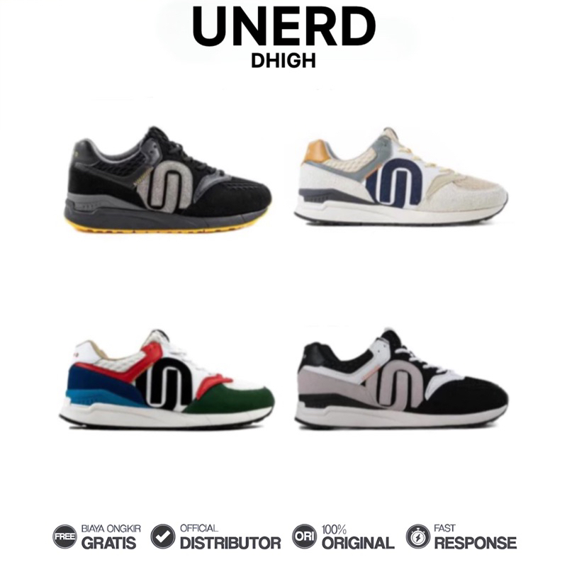 Jual Unerd - Sepatu Dhigh Sneakers Casual Unisex Wanita Pria Original ...