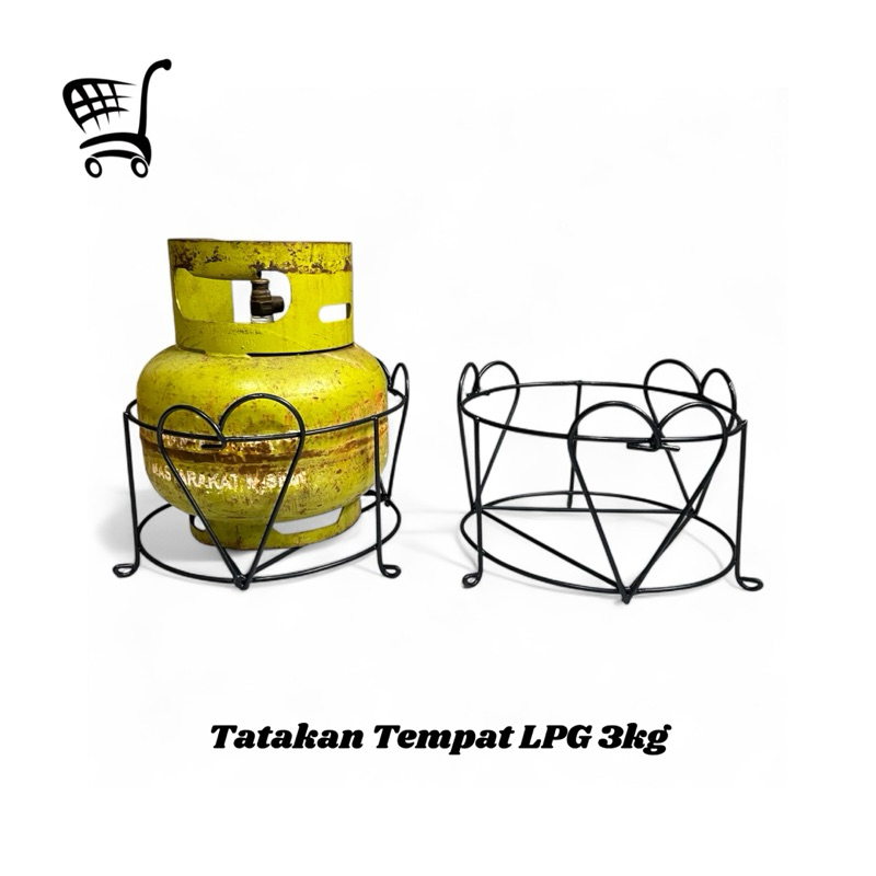 Jual Tatakan Tabung Gas LPG 3kg / Rak Tabung Gas / Rak LPG 3kg / Tempat ...