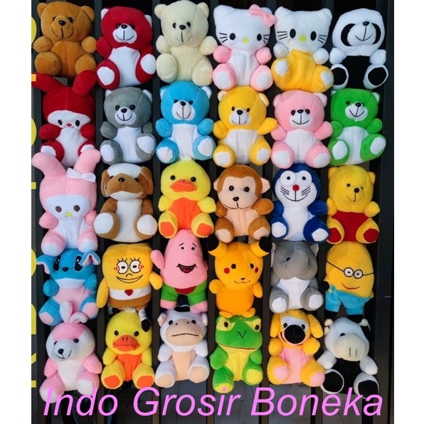Jual BONEKA MINI/BONEKA CAPIT ALL KARKATER 15 CM POLOS KECIL COCOK ...
