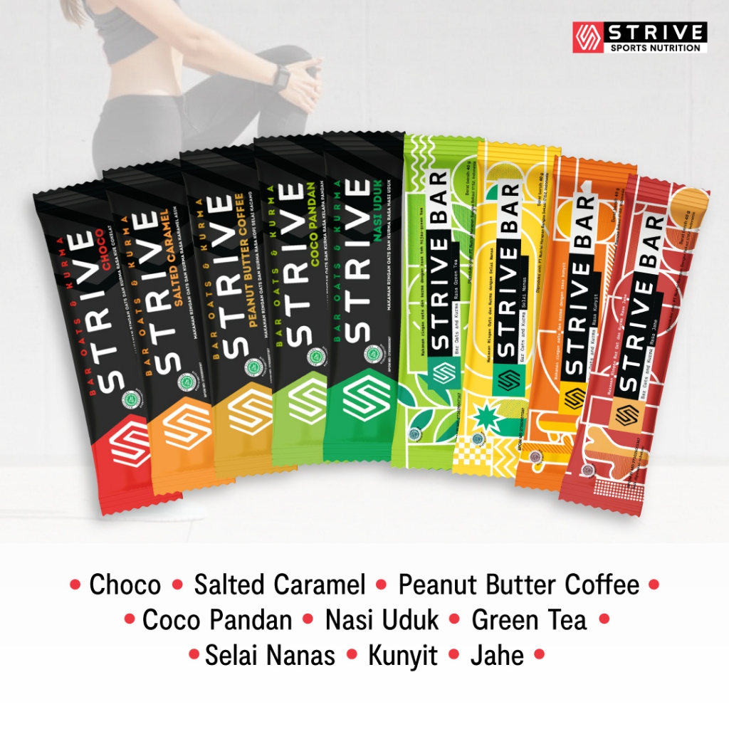 Jual STRIVE Energy Bar - Full Bar 1 Box | Shopee Indonesia