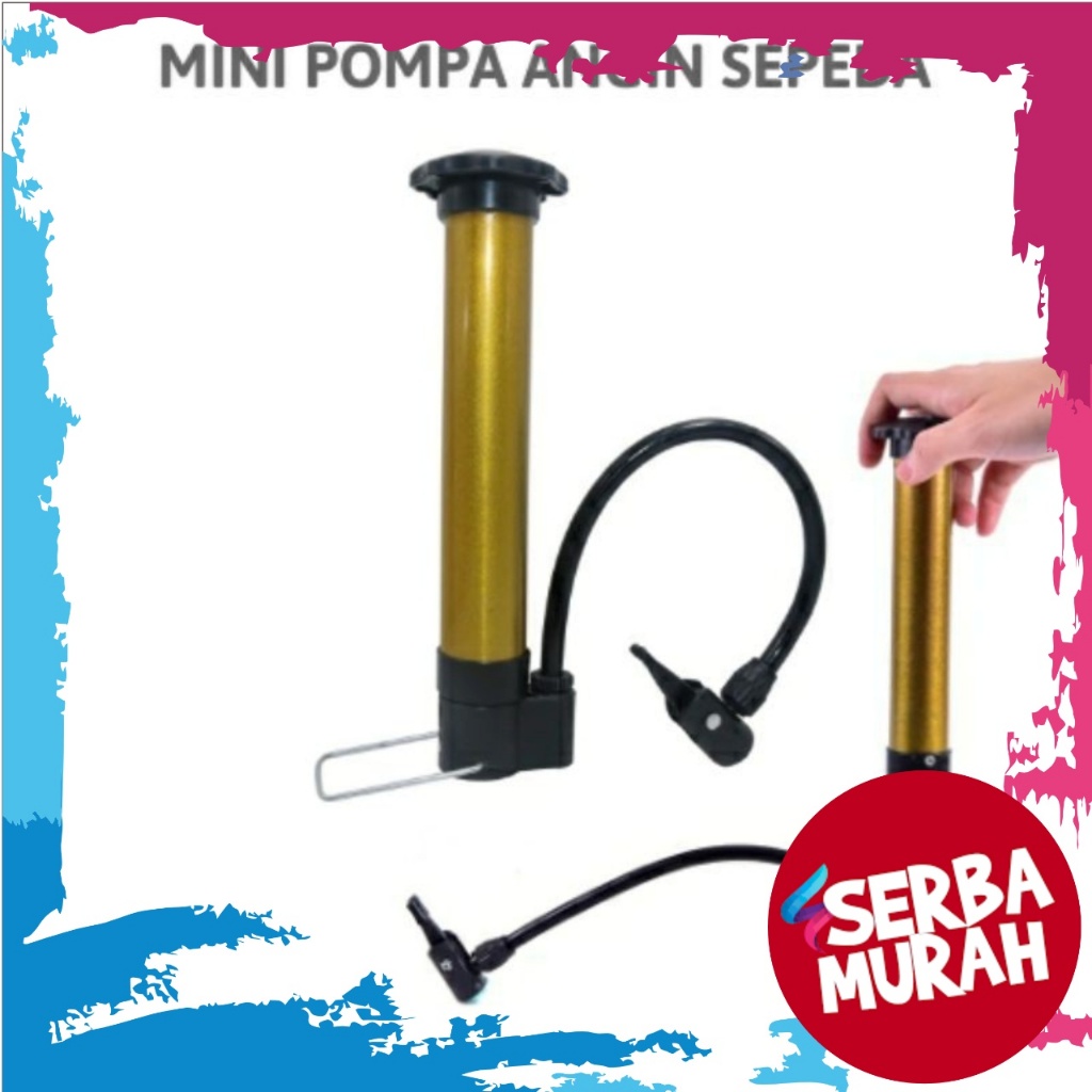 Jual Pompa Angin Ban Portable Kecil Kuning Serbaguna | Shopee Indonesia
