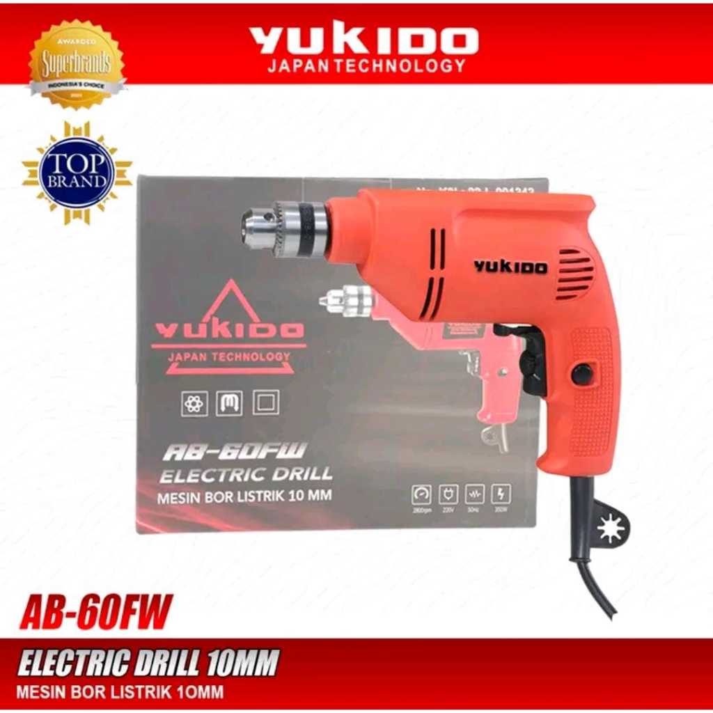 Jual Mesin bor Listrik YUKIDO Size Kepala bor 10 mm elektrik drill ...