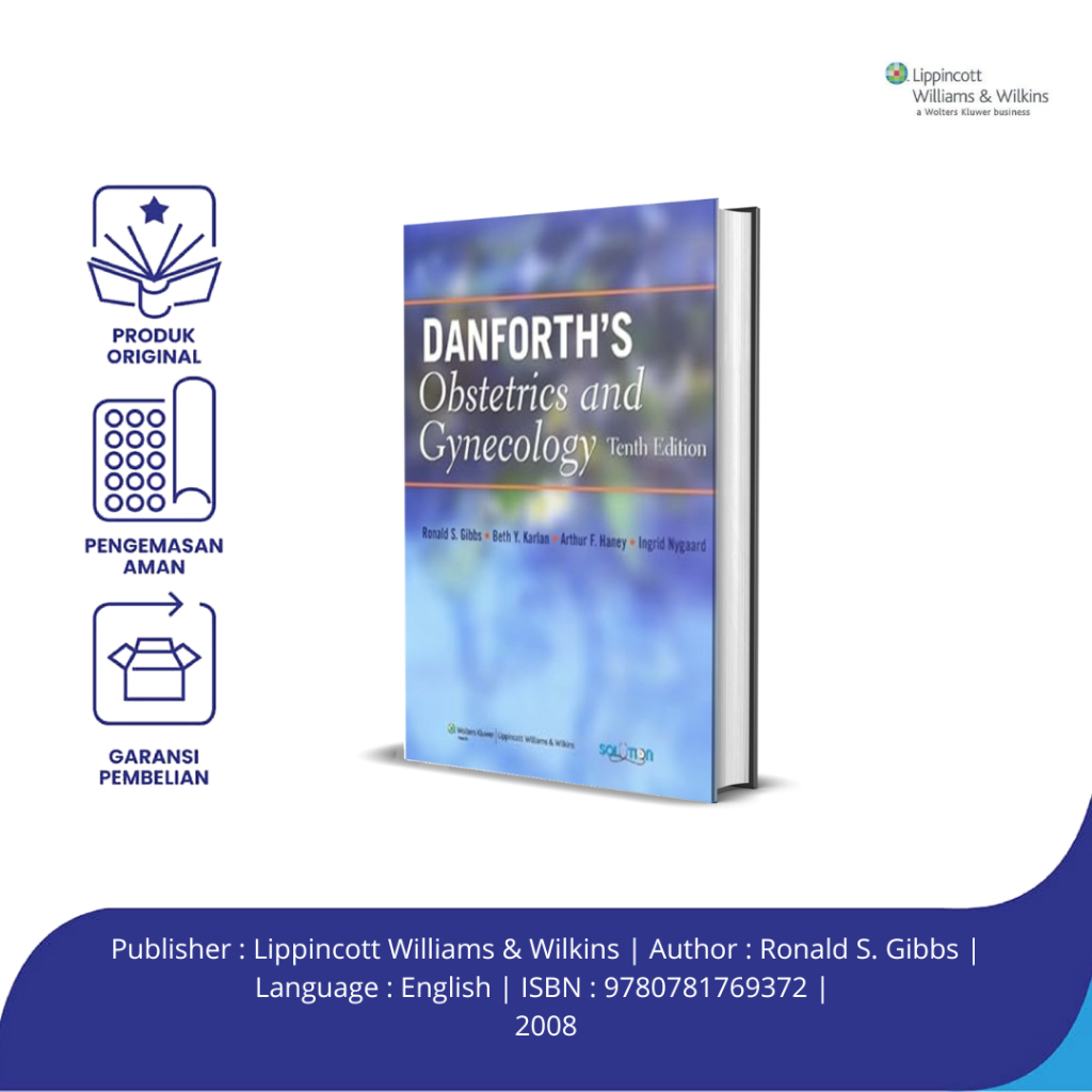 Jual Danforth's Obstetrics and Gynecology Tenth Edition | Shopee Indonesia