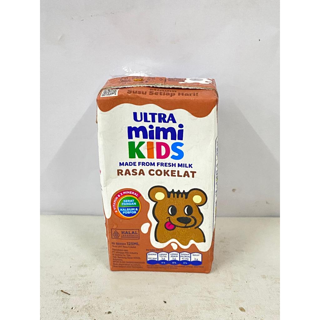 Jual ULTRA MIMI KIDS SUSU UHT RASA COKELAT 125ML | Shopee Indonesia