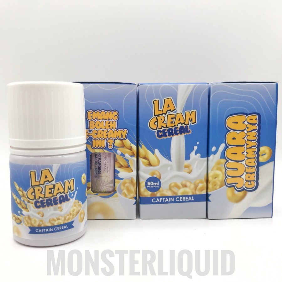 Jual LA CREAM CEREAL CAPTAIN CEREAL BY LECIVA 3MG 6MG 60ML | Shopee ...