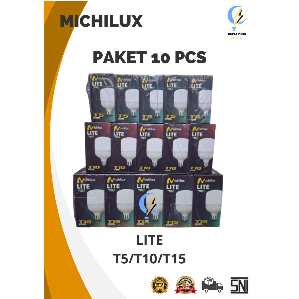 Jual PAKET 10 PCS MICHILUX Lite Lampu LED Kapsul / Capsule T5/T10/T15 Kualitas Premium | Shopee ...