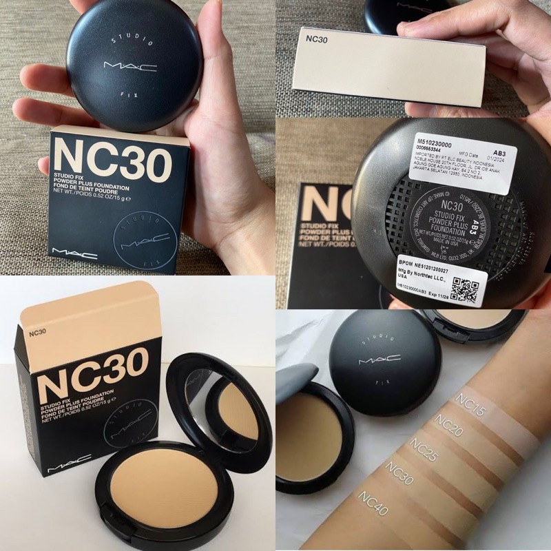 Jual NEW. M-A-C STUDIO FIX POWDER PLUS FOUNDATION NC30 | Shopee Indonesia