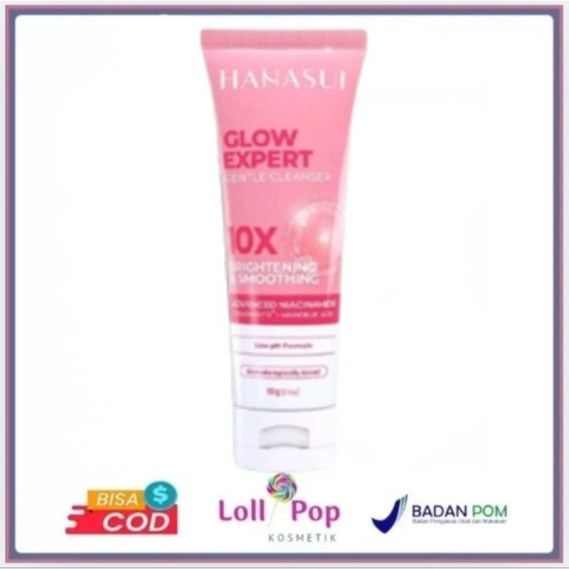 Jual HANASUI GLOW EXPERT GENTLE CLEANSER 10x brightening&smoothing ...