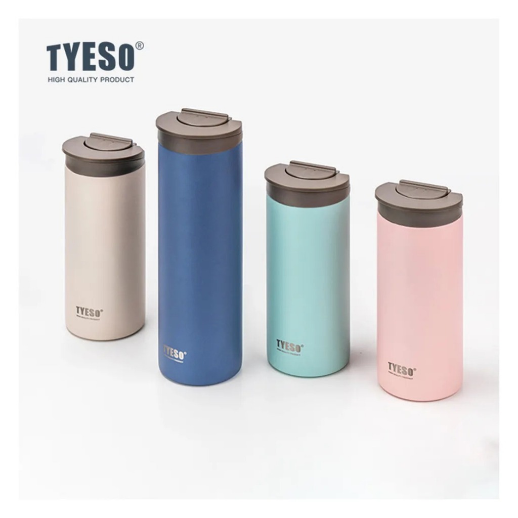 Jual TYESO Tumbler Aesthetic 360ml / 500ml – Botol Minum Stainless Steel, Tutup Lock, Warna ...