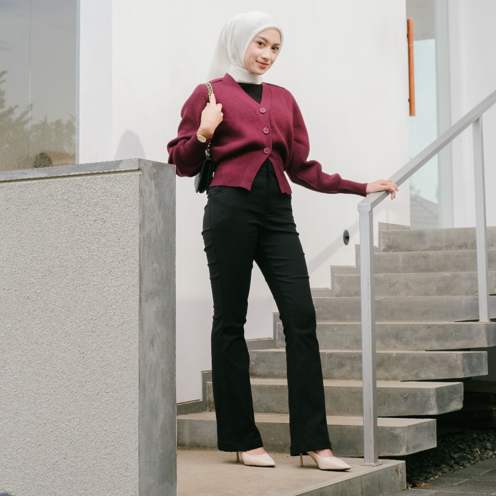 Jual Diana Restu - Alana Pants | Celana Flared Wanita | Shopee Indonesia