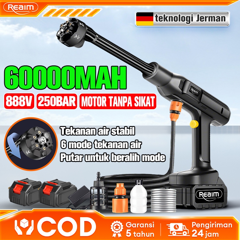 Jual Reaim 888V Alat Cuci Motor Mobil Mesin 6IN1 Cuci Mobil Ac Mobil Screen Sablon Berkualitas ...