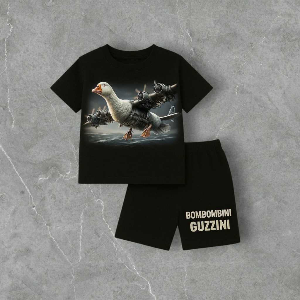 Jual Baju Setelan anak BOMBOMBINI GUZZINI Angsa pesawat Anomali ...