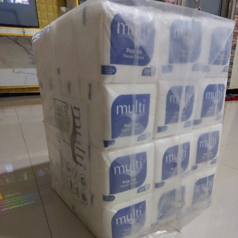 Jual ( 1 BALL isi 48 pcs ) Tisu MULTI Pop Up 200 sheet 4in1 | Shopee ...