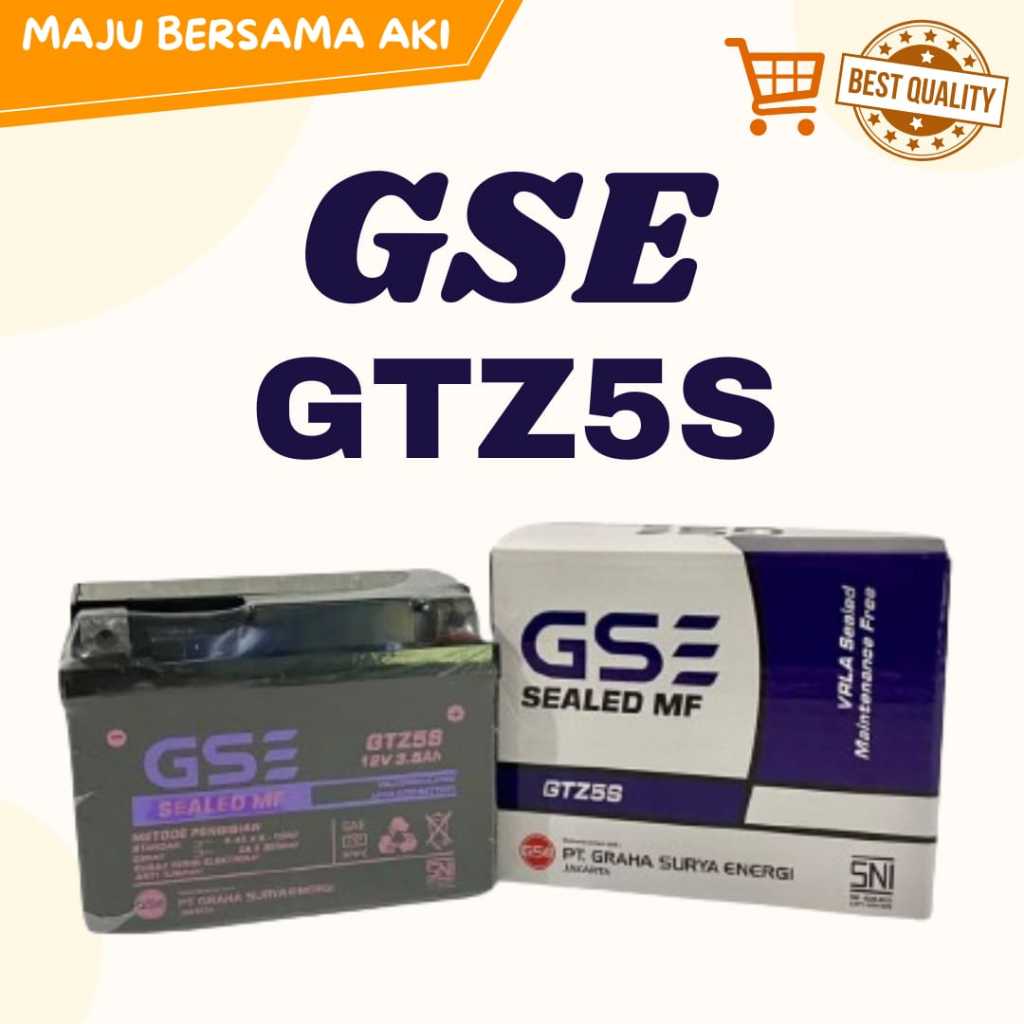 Jual Aki Motor Suzuki Spin Matic GTZ5S Accu Kering MF | Shopee Indonesia