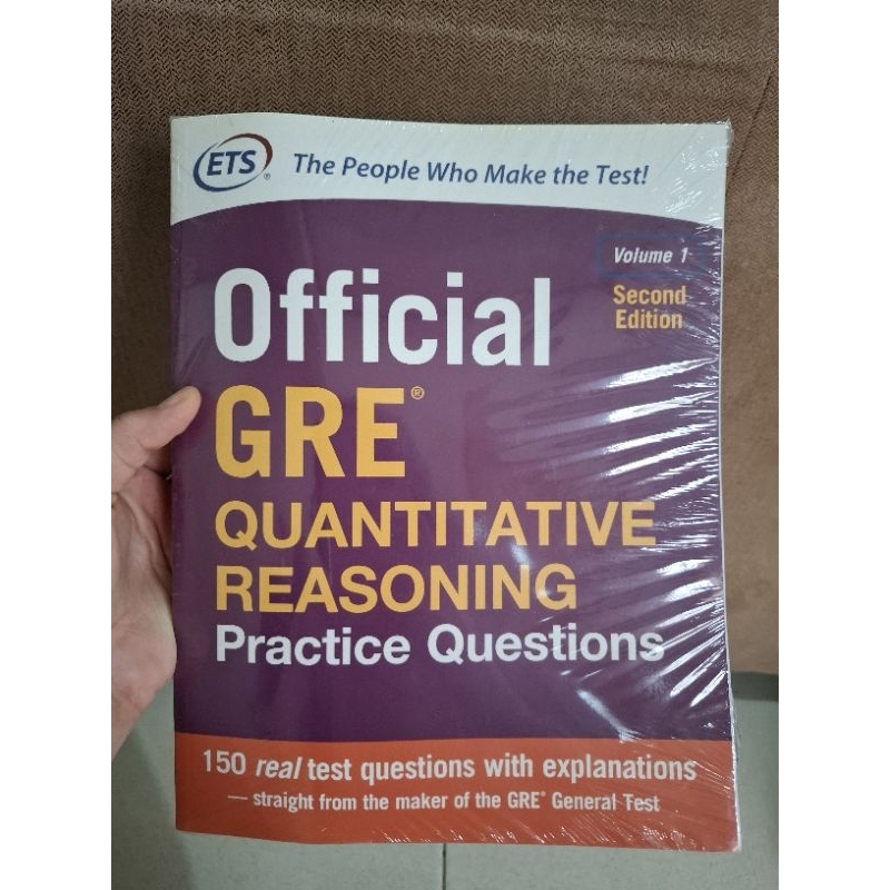 Jual ETS - Official GRE Quantitative Reasoning (Practice Question) - Vol 1 Second Edition ...