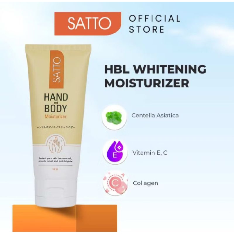 Jual Satto Triple Moisturizer Whitening Body lotion 200gr | Shopee ...