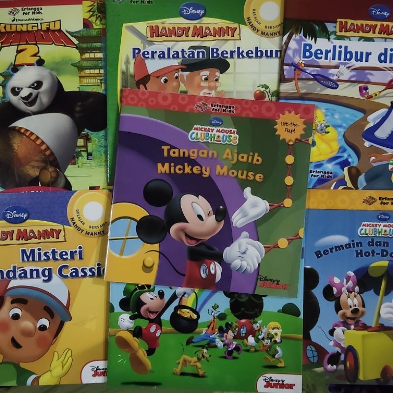 Jual Buku Original • Cerita Bergambar Erlangga For Kids / Mickey Mouse ...