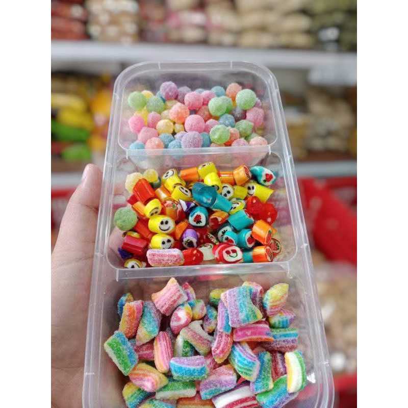 Jual PERMEN 3 SEKAT / sticky candy /Fruity candy / Pilow candy / PERMEN ...