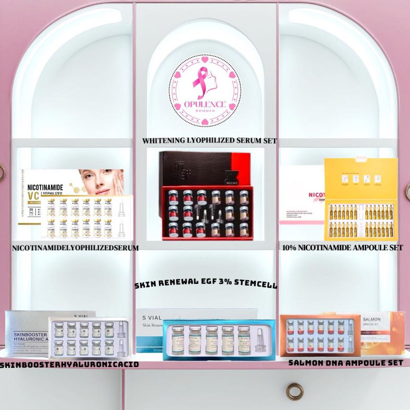 Jual 6 variasi Serum Derma set EGF Cell / SALMON DNA / Hyaluron Booster ...