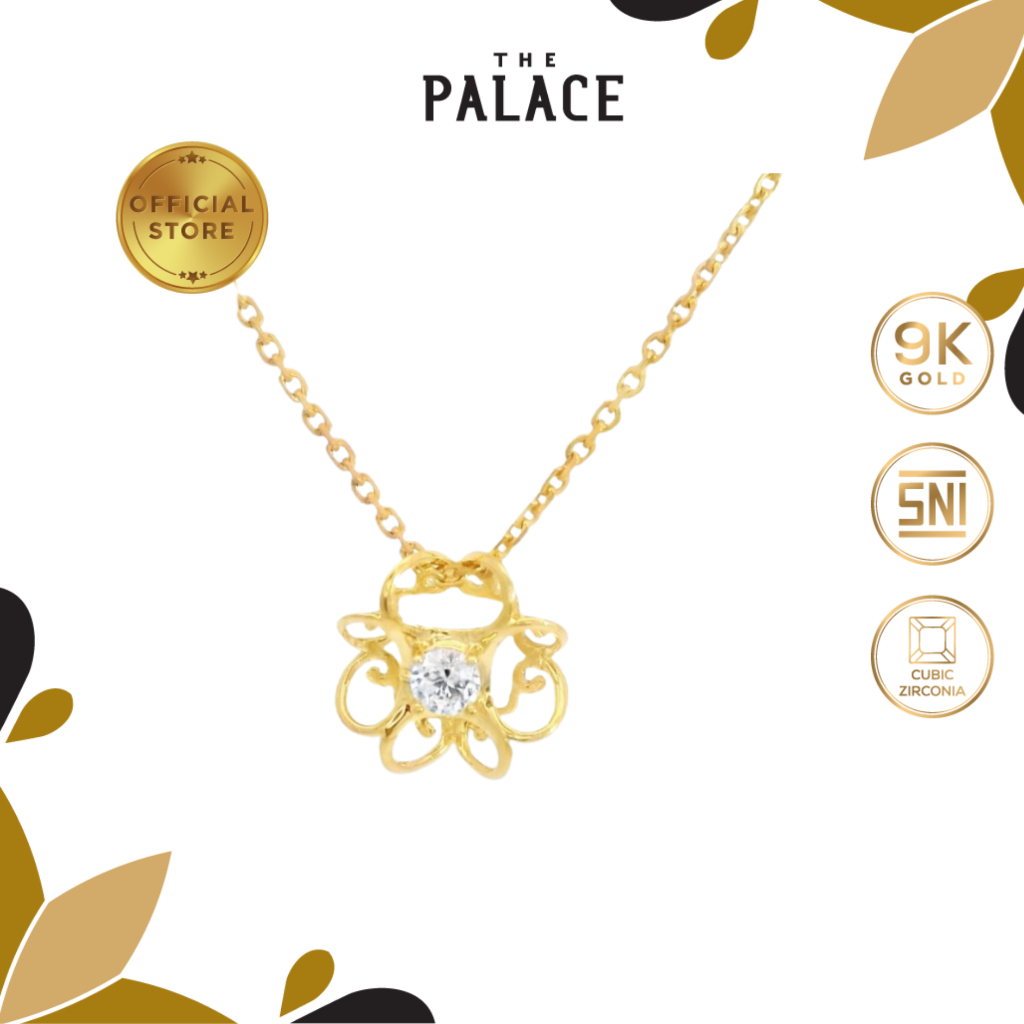 Jual Hala Gold Basic Yellow Frangipani Basic Pendant / Liontin 9K ...