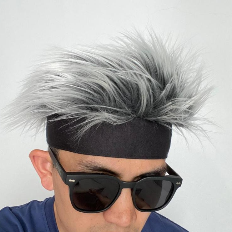 Jual Topi Rambut wig gojo satoru viral | Shopee Indonesia