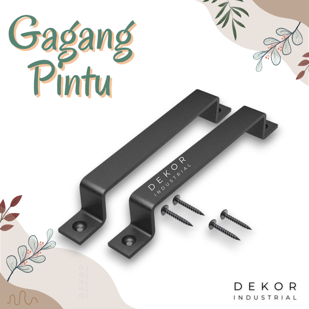 Jual Handle Gagang Pintu Plat Besi | Handel Pintu Dekorasi Industrial ...
