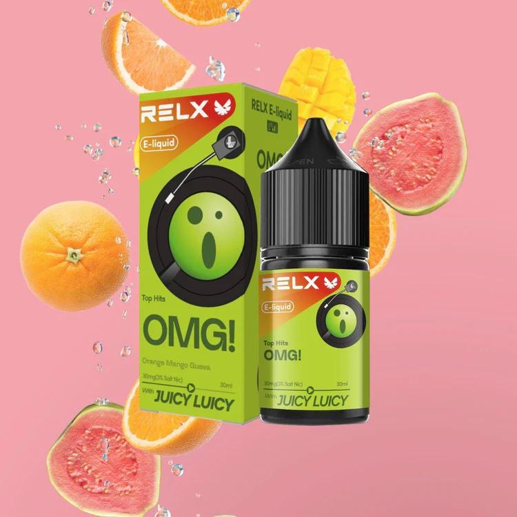 Jual RELX OMG! Orange Mango Guava 30ml by Juicy Luicy Liquid Saltnic ...