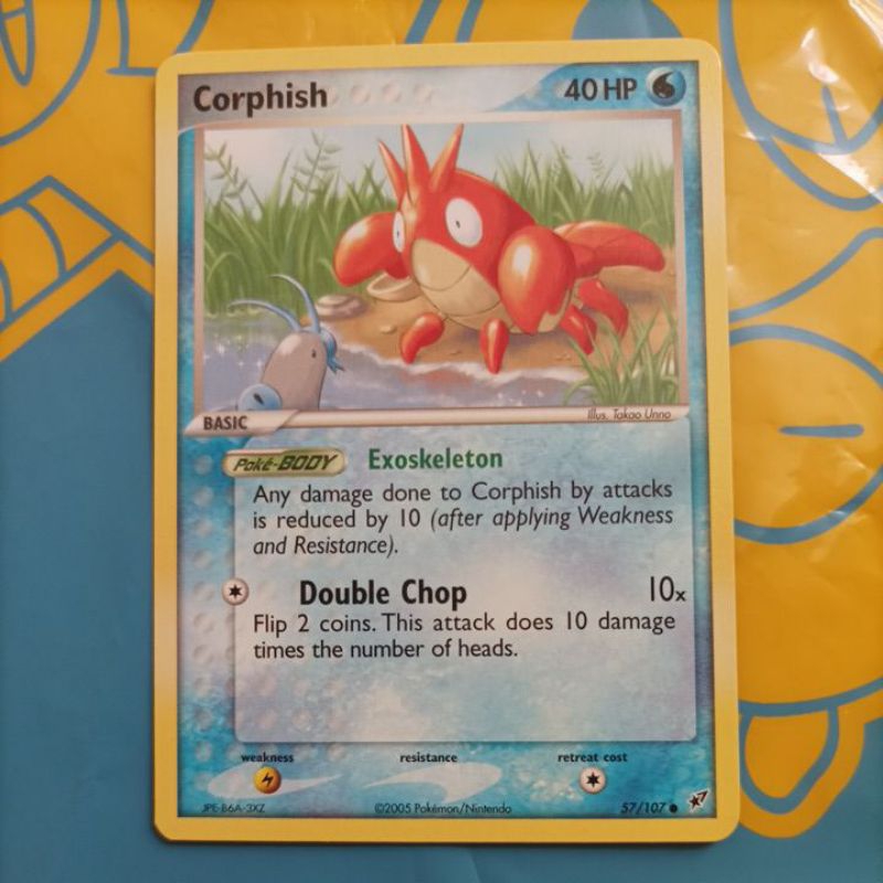 Jual POKEMON CORPHISH DEOXYS COMMON NON FOIL SINGLE | Shopee Indonesia